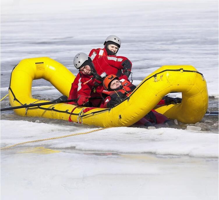 Inflatable Ice Rescue Sled Rapid Raft Water Rescue Boat Jet Ski Board ...