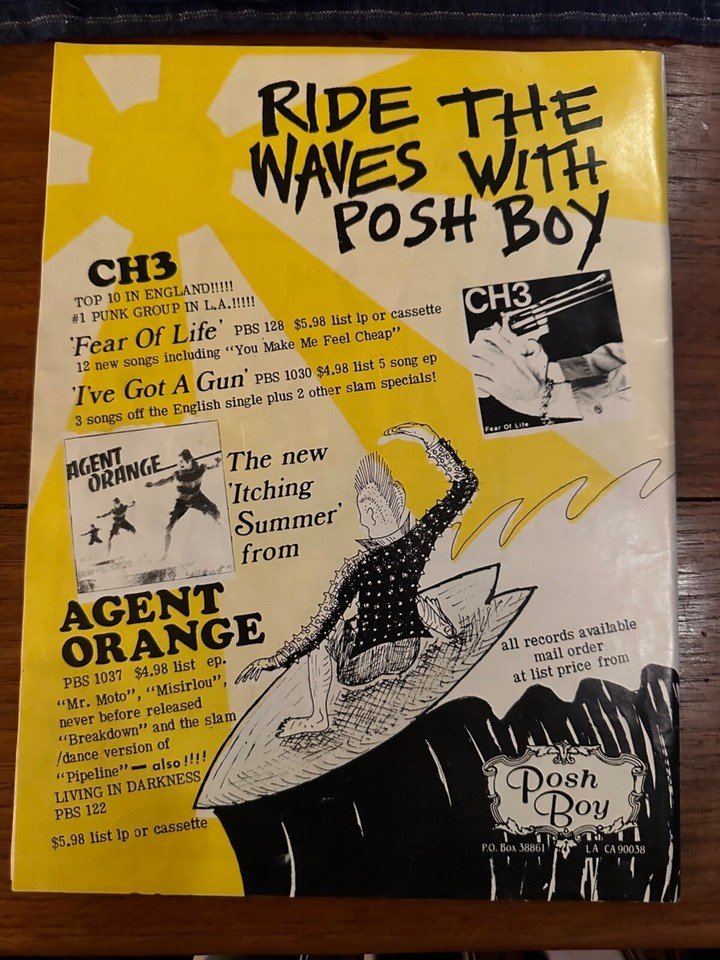 vintage flipside magazine #32.Minutemen, Sin 34 Very good condition | eBay