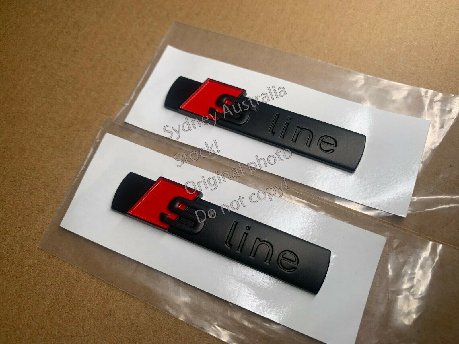 OEM Front + Rear Matte Black Badges Set for AUDI A5 TFSI Sline Hatch ...