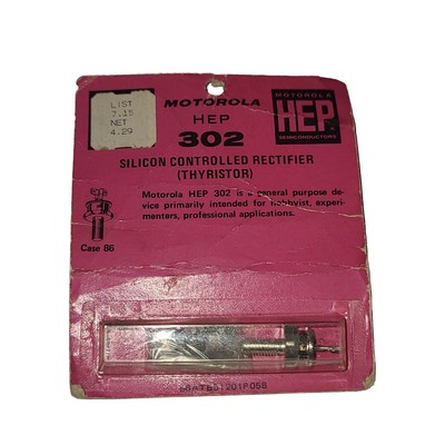 Motorola HEP 302 Motorola Silicon Controlled Rectifier SCR | eBay