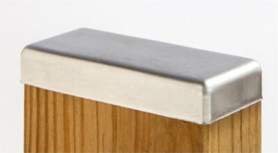 Flat Galvanized 2" x 4" Post Cap (1-1/2" x 3-1/2") 2 pack | eBay