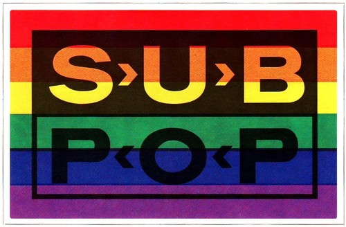 SUB POP RECORDS Ltd Ed New RARE Sticker WEYES BLOOD DINOSAUR JR FORTH ...