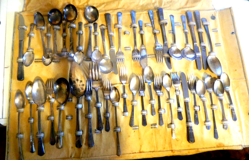Vintage WM ROGERS MFG CO ORIGINAL EXTRA PLATE FLATWARE 45PCs Set. BB2 | eBay