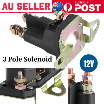 12V Starter Solenoid Fits MTD 109946 146154 - Base Fitting With Spade ...