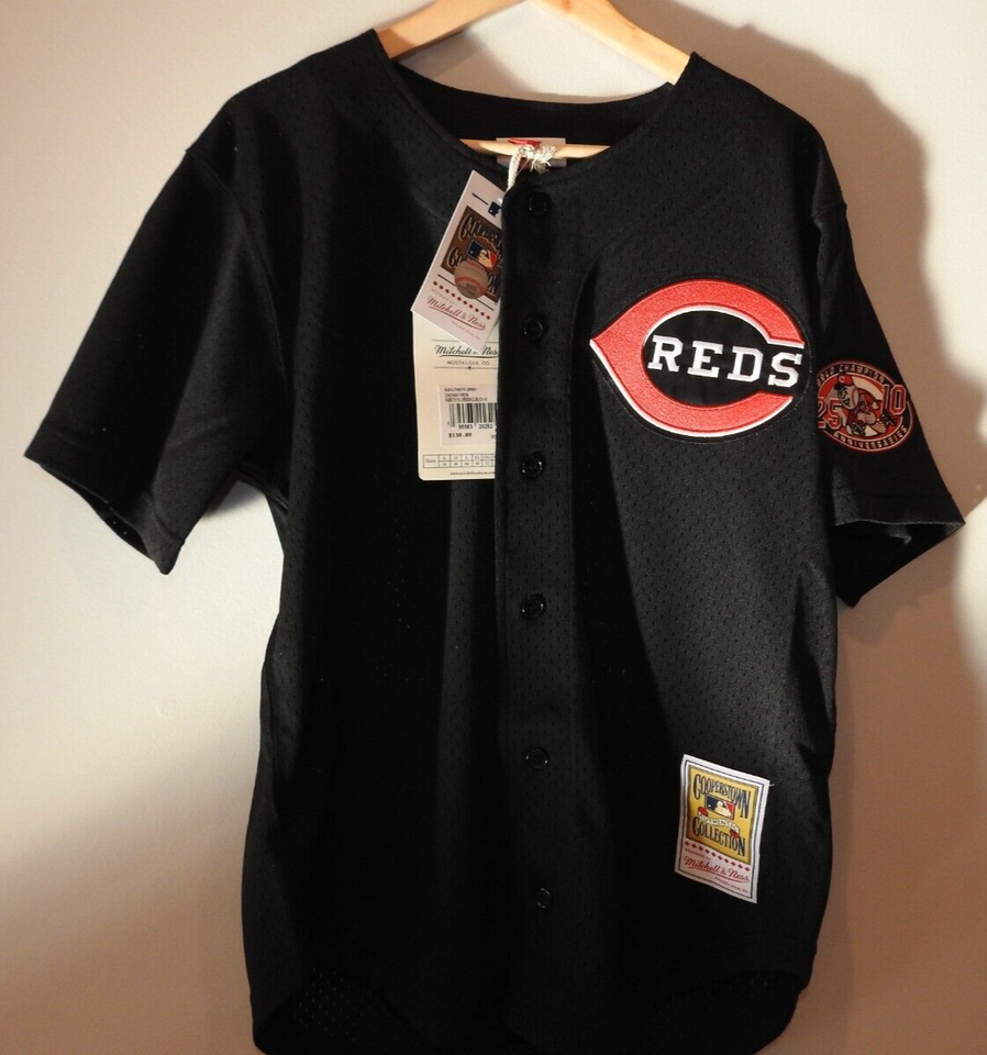 Mitchell & Ness Cincinnati Reds #30 Baseball Jersey New Mens X-LARGE ...