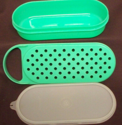 Tupperware Cheese Grater With Cover For Easy Storage. This is a 3 piece ...