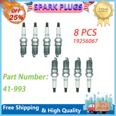 8Pcs 41-993 IRIDIUM SPARK PLUGS Genuine For Chevy Tahoe GMC Pontiac ...