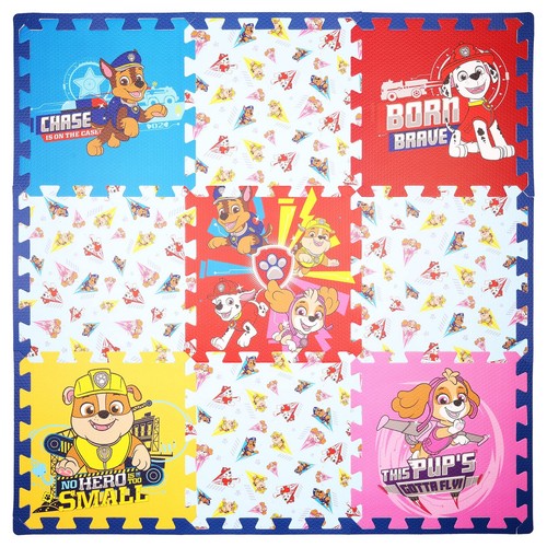 PAW Patrol Kids Foam Mat, Interlocking Puzzle Non Slip Flooring Tiles ...