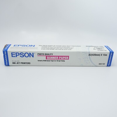 EPSON Inkjet BANNER PAPER 720 dpi Matte A2 420mm x 15M (49') for Ink ...
