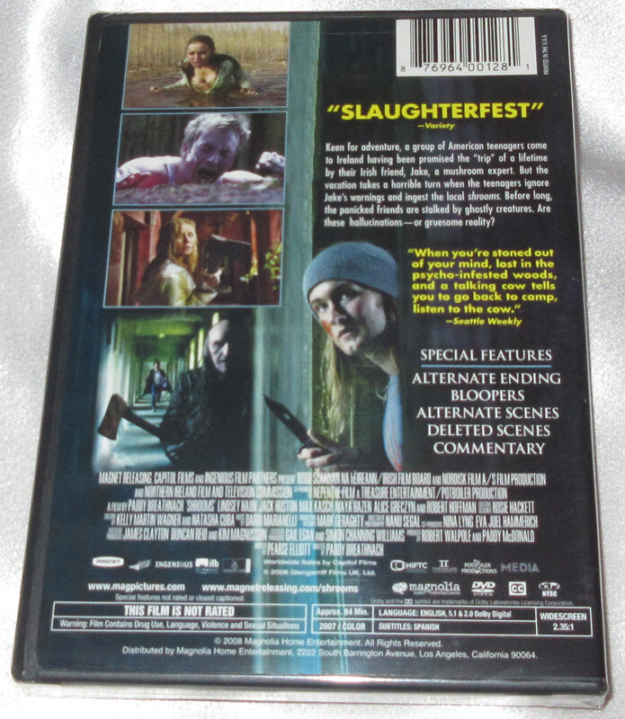 Shrooms (2007) DVD (New) Unrated Cult Horror Film - Paddy Breathnach ...