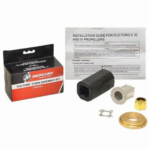 Mercury Marine Quicksilver 4 Piece Flo-Torq Reflex Hub Kit OEM PN ...