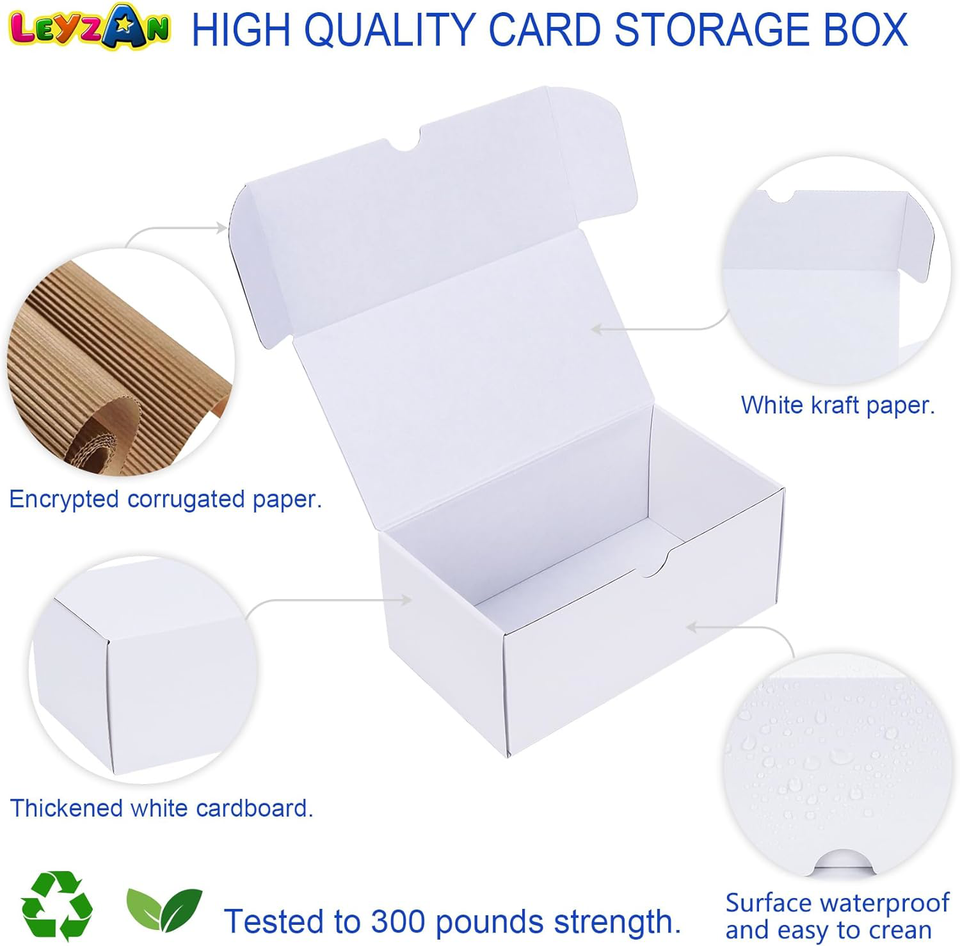 Top loader-Card Storage Box, 8-Pack • 100 Count Corrugated Cardboard ...