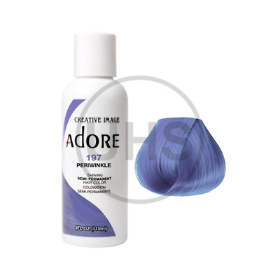 Adore Semi Permanent Periwinkle Hair Colour 197 - 118ml | AUS SELLER ...