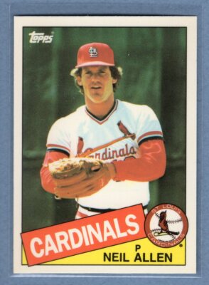 1985 Topps Tiffany #731 Neil Allen NM | eBay