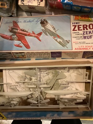 Jo-Han 1:72 A6M2 Zero 2pc Zeke Rufe Vintage Boxed Model Kit Vintage ...