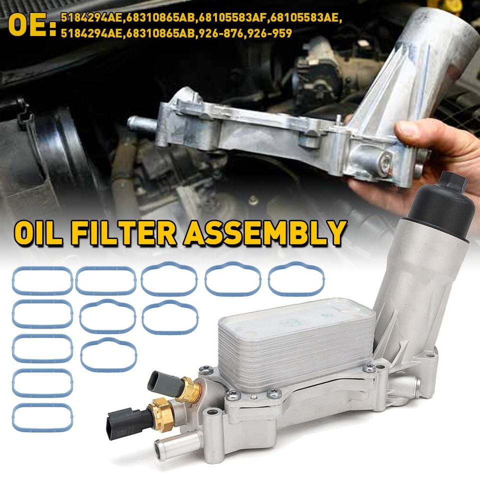 Oil Filter Housing Assembly Aluminum for Chrysler 200 300 Town ...