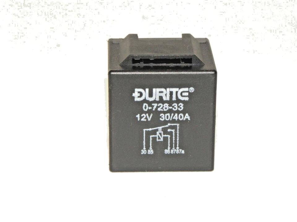 12 volt 40 amp sealed change over relay with fuse and plug kit Durite 0 ...