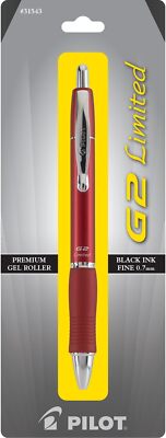 Pilot G2 Limited Retractable Gel Ink Pen 0.7mm Fine Point Smooth ...