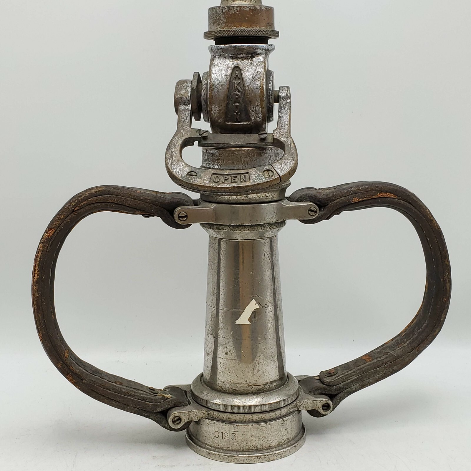 Antique Brass Fire Hose Nozzles