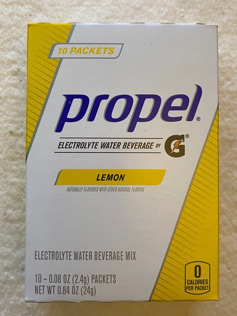 Propel Powder Packets Lemon with Electrolytes, Vitamins and No Sugar ...