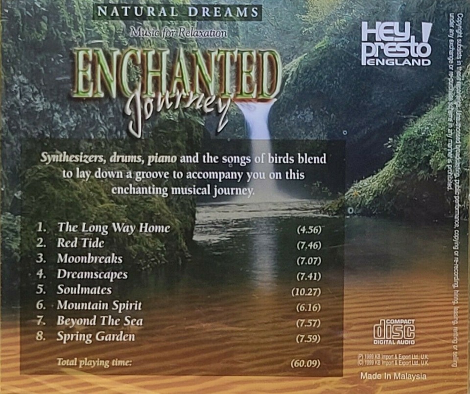 ENCHANTED JOURNEY NATURAL DREAMS CD NEW MUSIC FOR RELAXATION ...
