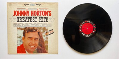 JOHNNY HORTON's Greatest Hits - VG+ - Vinyl LP Record Stereo RED 360 ...
