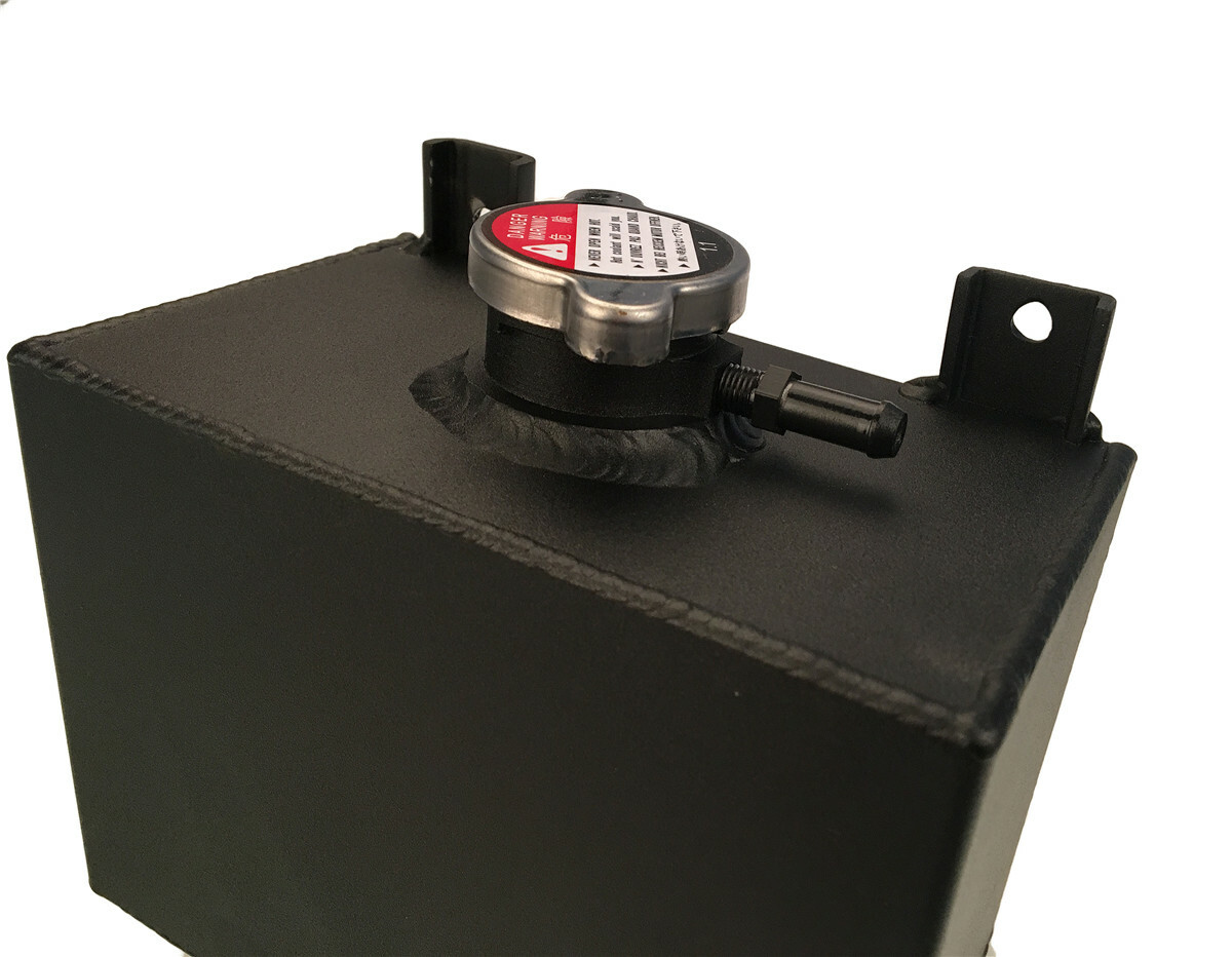 Universal Aluminum Coolant Radiator Overflow Expansion Tank Water ...