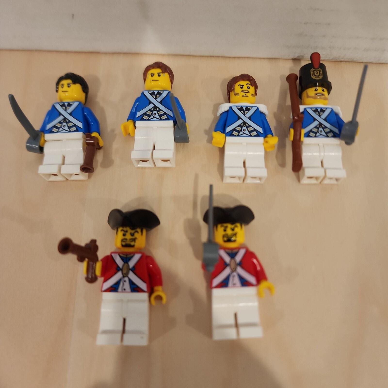 Lego pirates 2/3 imperial soldiers red coats and blue coats lot | eBay