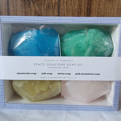 Cosmos & Harmony Gemstone Collection Soap Set 4 Soaps 14.11 Oz 100g ...