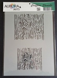 Stencil by Aurora Arts A4 tree bark Wood grain 190mic Mylar craft stencil 070 | eBay