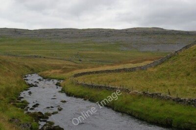 Photo 6x4 River Twiss and limestone scars beyond, from Raven Ray bridge ...