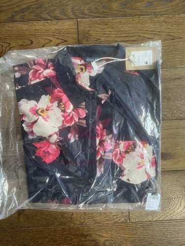Joules Outlet Navy Floral Blouse Size 12 BNWT | eBay UK