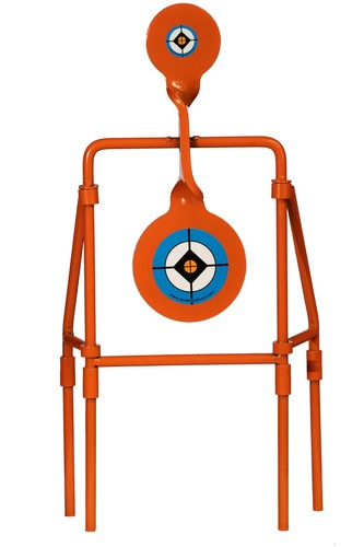 Double Blast Spinner Shooting Target with 3" and 4.5" Spinning Targets ...