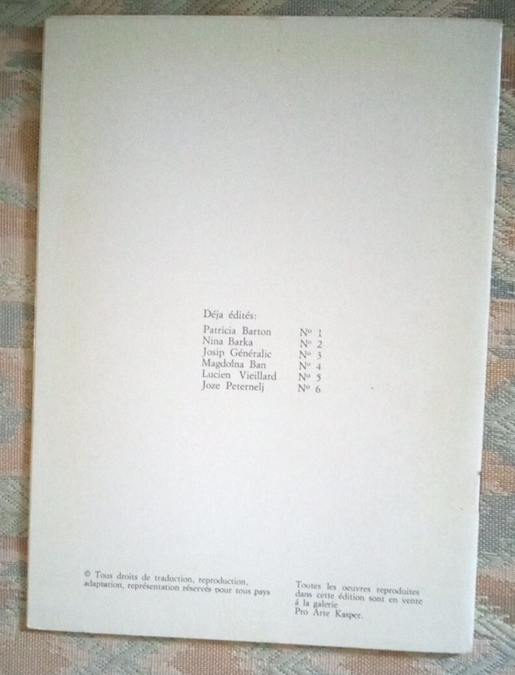 RARE!! Maria Balan Art Exhibition Booklet 1970's Illustrated | eBay