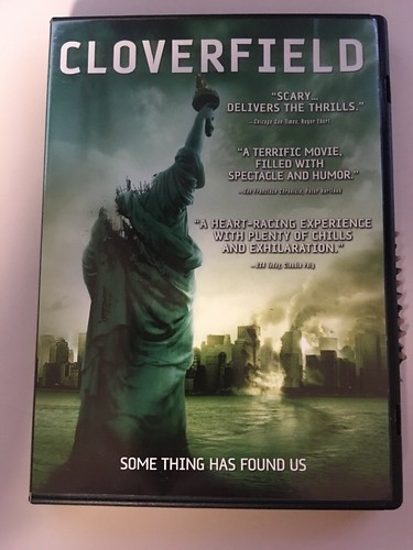 Cloverfield 2008 New Unsealed Free MEDIA US Snap Lock Case Lowest EBAY ...