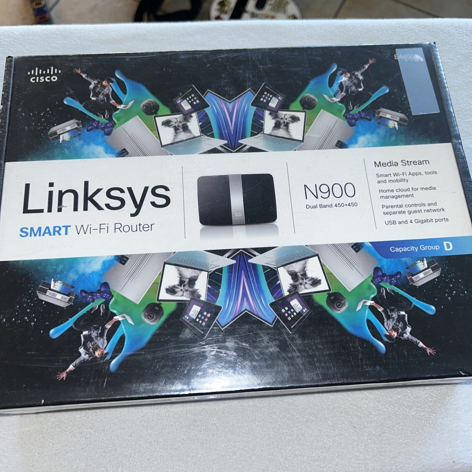 Cisco Linksys EA4500 N900 Dual Band Wi-Fi Wireless Router for sale ...