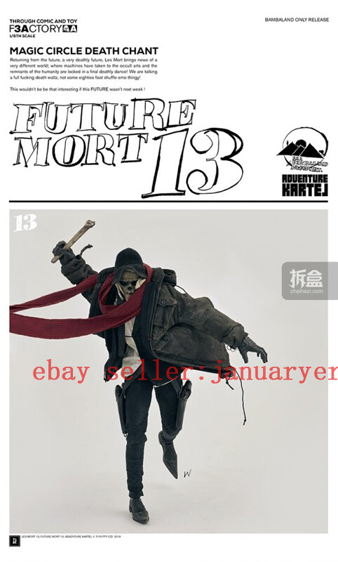 Perfect 3a Toys Threea 1/6 Future Mort 13 2018 Membership Gift Action ...
