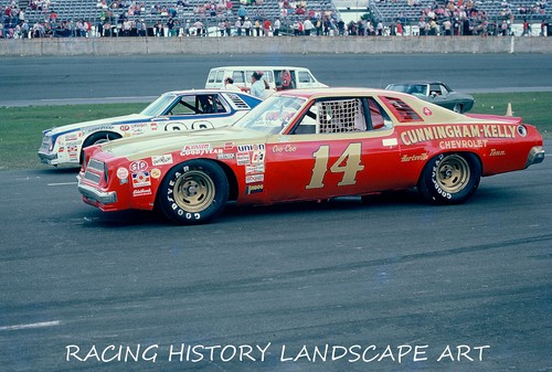 1975 DAYTONA 500 8x10 PHOTO #14 COO COO MARLIN CHEVROLET CHEVY RACING ...