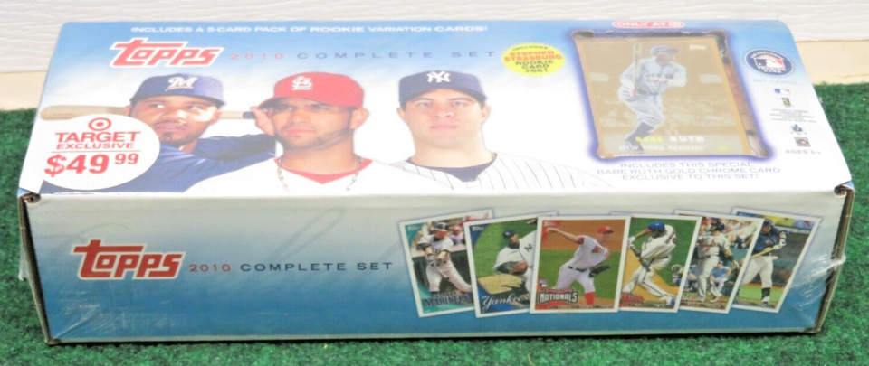 2010 Topps Baseball Complete Factory Set - Sealed 661 cards + 5 card ...