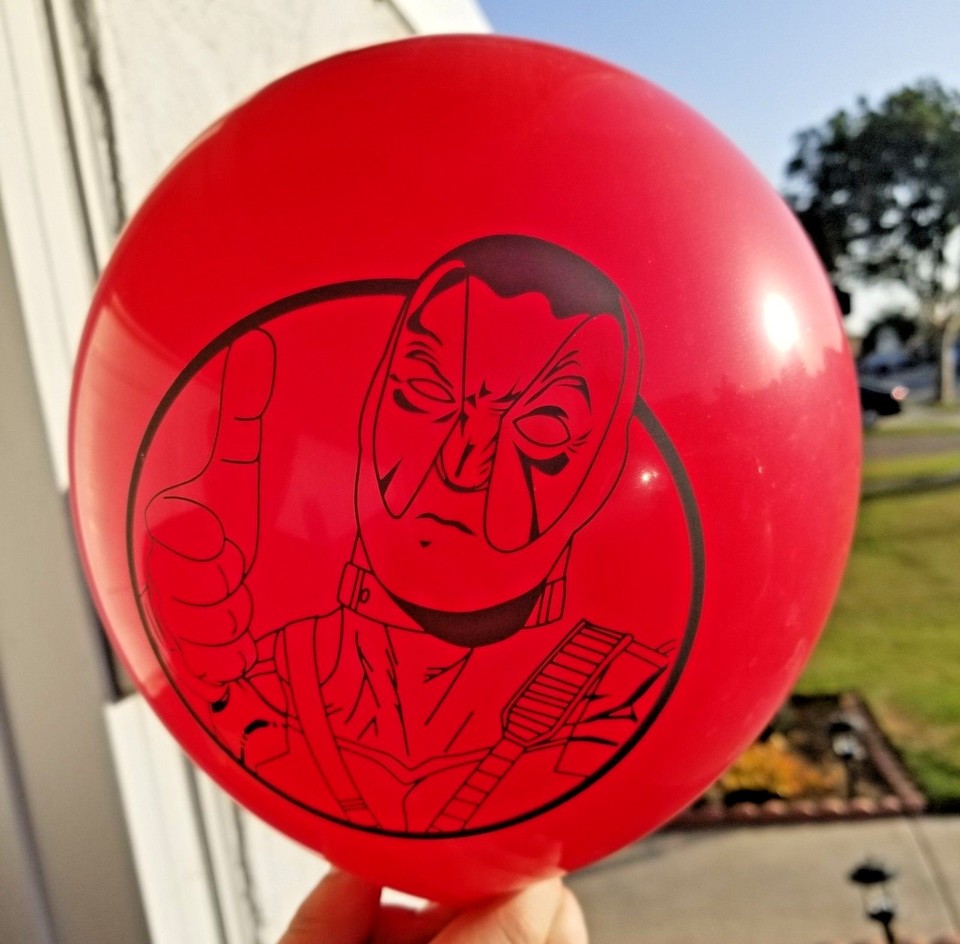 DEADPOOL balloon birthday party supplies favor centerpiece decoration ...