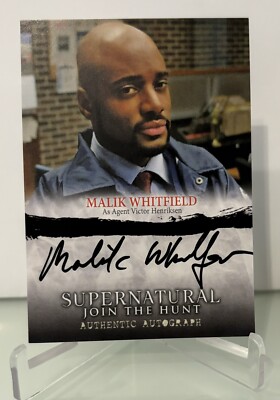 SUPERNATURAL CRYPTOZOIC SEASONS 1-3 MALIK WHITFIELD AS AGENT HENRIKSEN ...