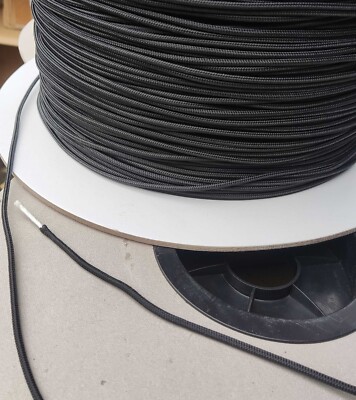 3mm X 5m BLACK DOUBLE BRAID WITH DYNEEMA SPECTRA CORE FISHING MARINE ...