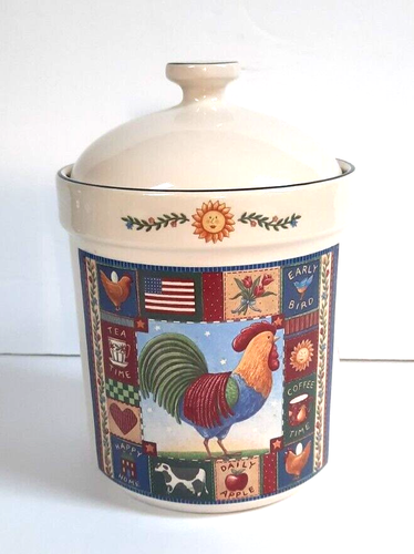 Rooster Crock Certified International Coco Dowley Americana Farmhouse ...