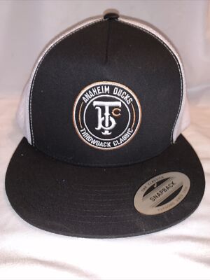 Anaheim Ducks Throwback Classic Cap Hat Hockey Snapback Yupoong The ...