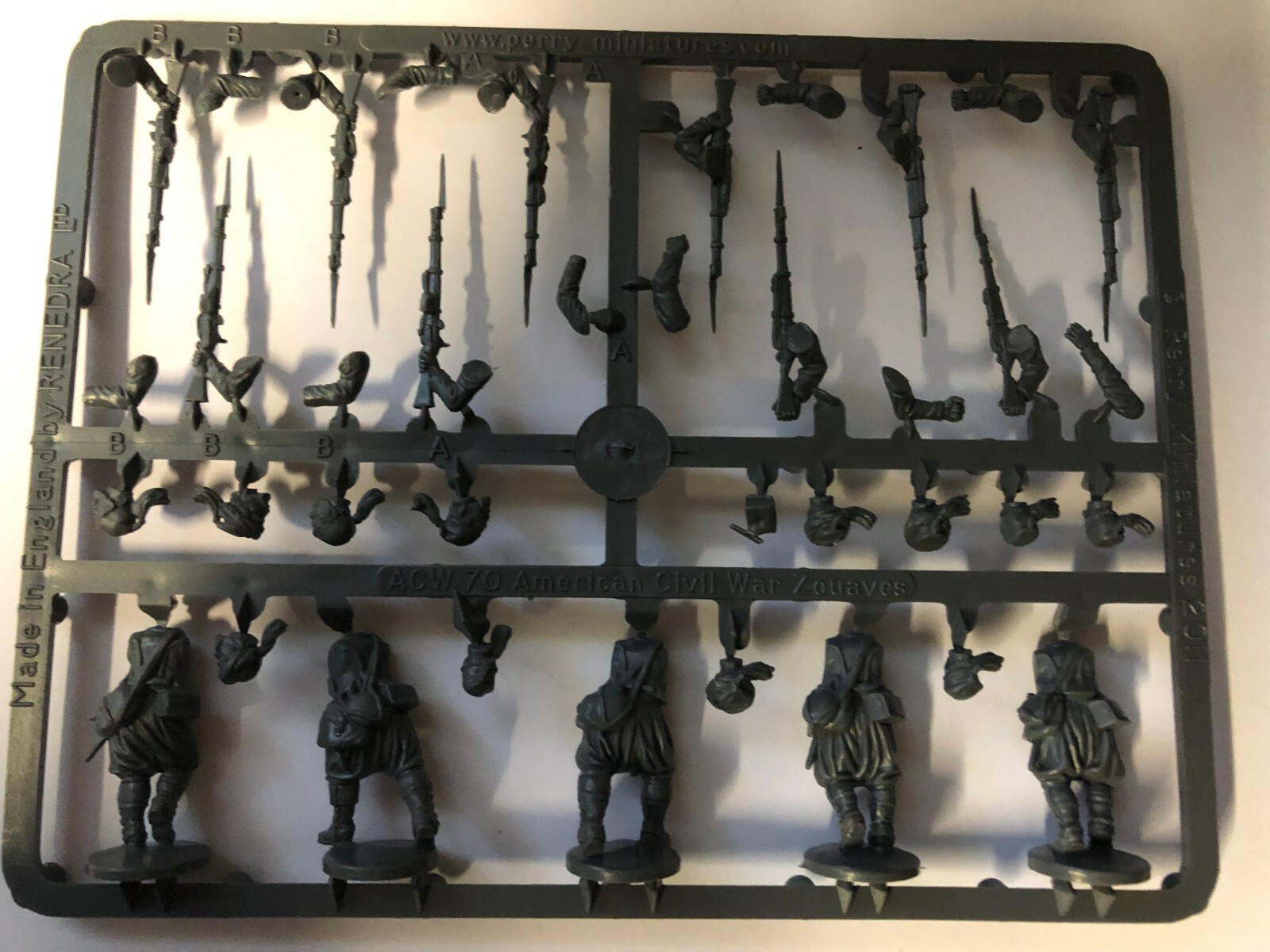 ACW ZOUAVES SPRUE - PERRY MINIATURES - 28MM - | eBay