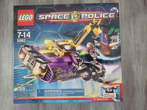 Lego Space Police #5982 Smash'n'Grab Retired & Sealed -- case fresh 188 ...