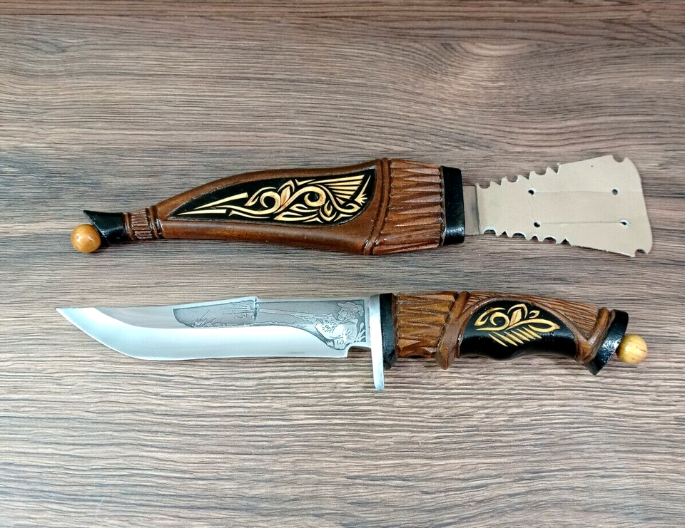 BEAUTIFUL COLLECTIBLE HUNTING KNIFE, CUSTOM HANDMADE. | eBay