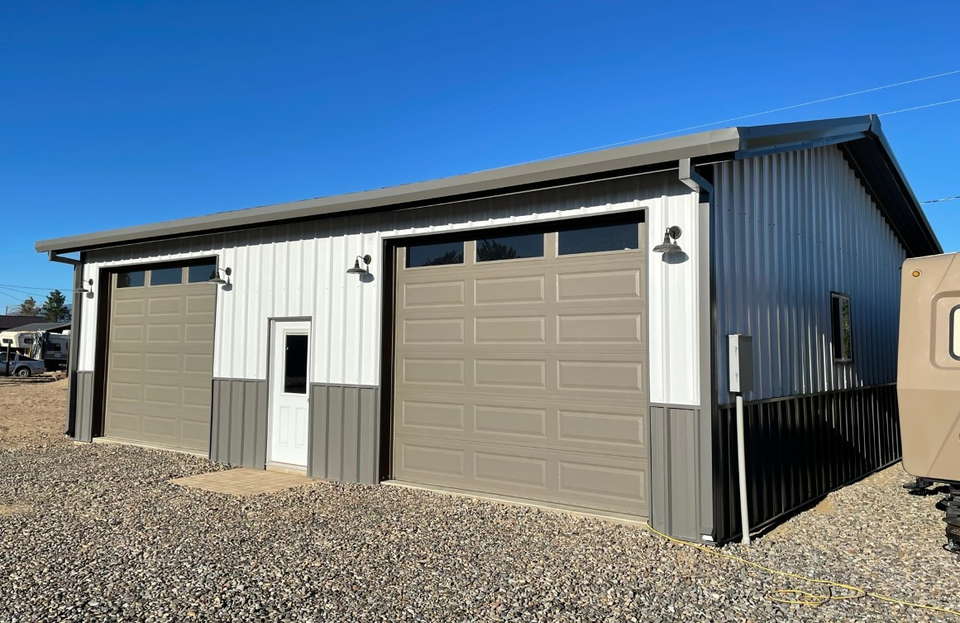 25x40x14 Steel Building SIMPSON Metal Garage Storage Shop Building Kit ...