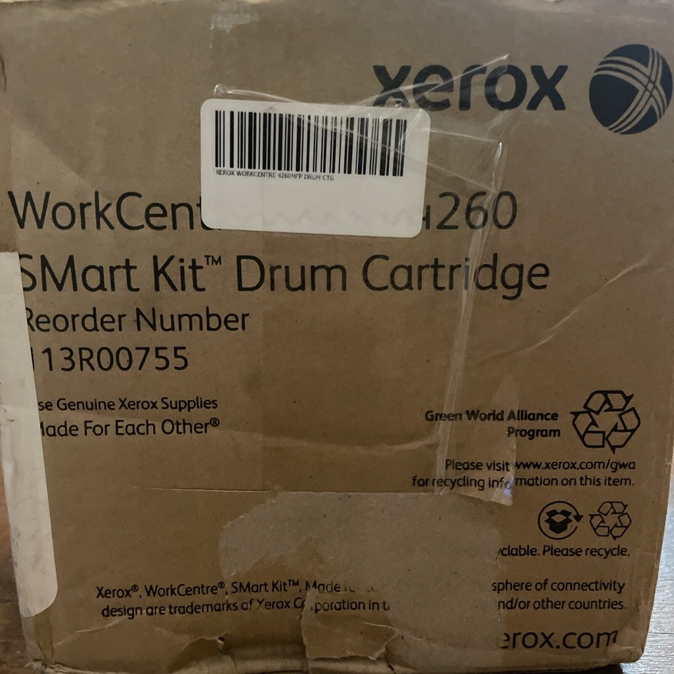 Genuine Xerox WorkCentre 4250/4260 Smart Kit Drum Cartridge 113R00755 ...