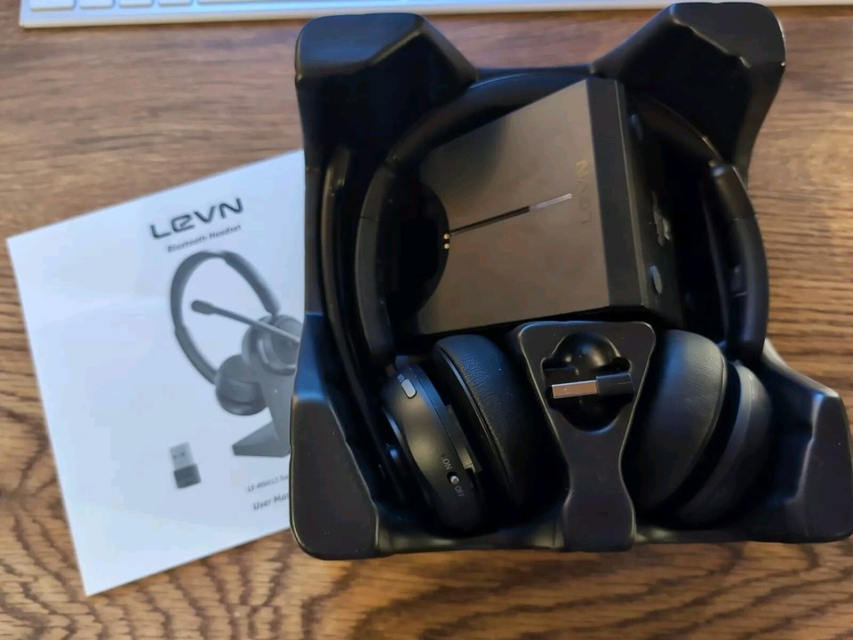 Levn LE-HS013 Superior Black Noise Cancellation Wireless Bluetooth ...